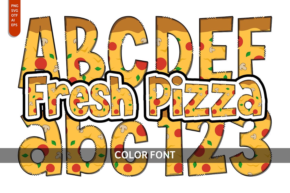 Fresh Pizza Font | by Isabellaink | May, 2024 | Medium