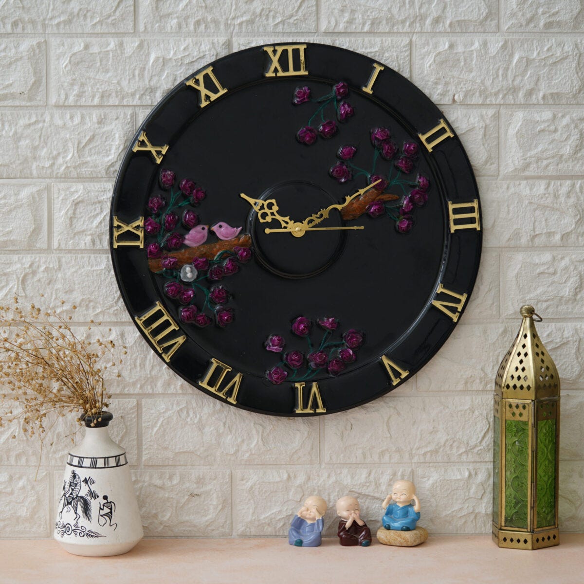 Resin wall clock touch of style and functionality to your home or ...