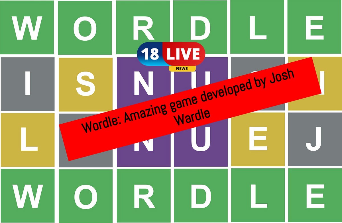 Wordle: Amazing game developed by Josh Wardle | by 18 Live News | Medium