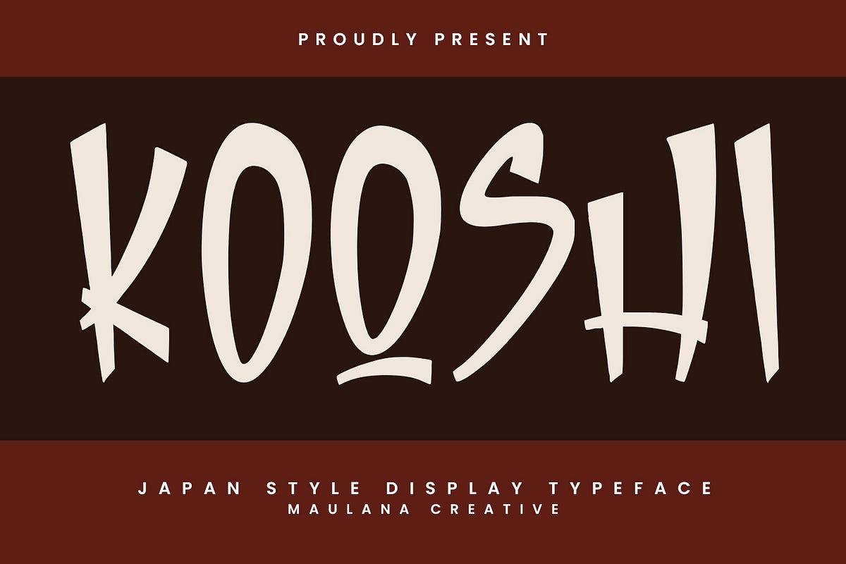 Kooshi Font - Lyraluminescent - Medium