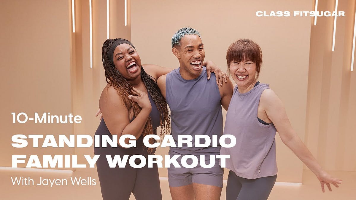 10-Minute Simple Standing Cardio Family Workout With Jayen Wells ...