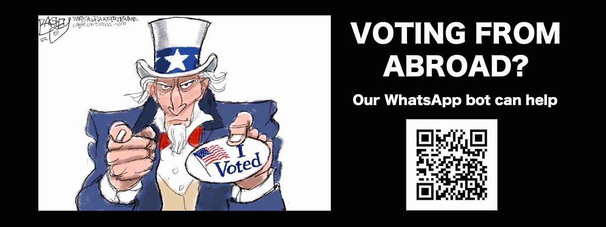 Voting from abroad? Our WhatsApp bot can help! | by DemLabs | Medium