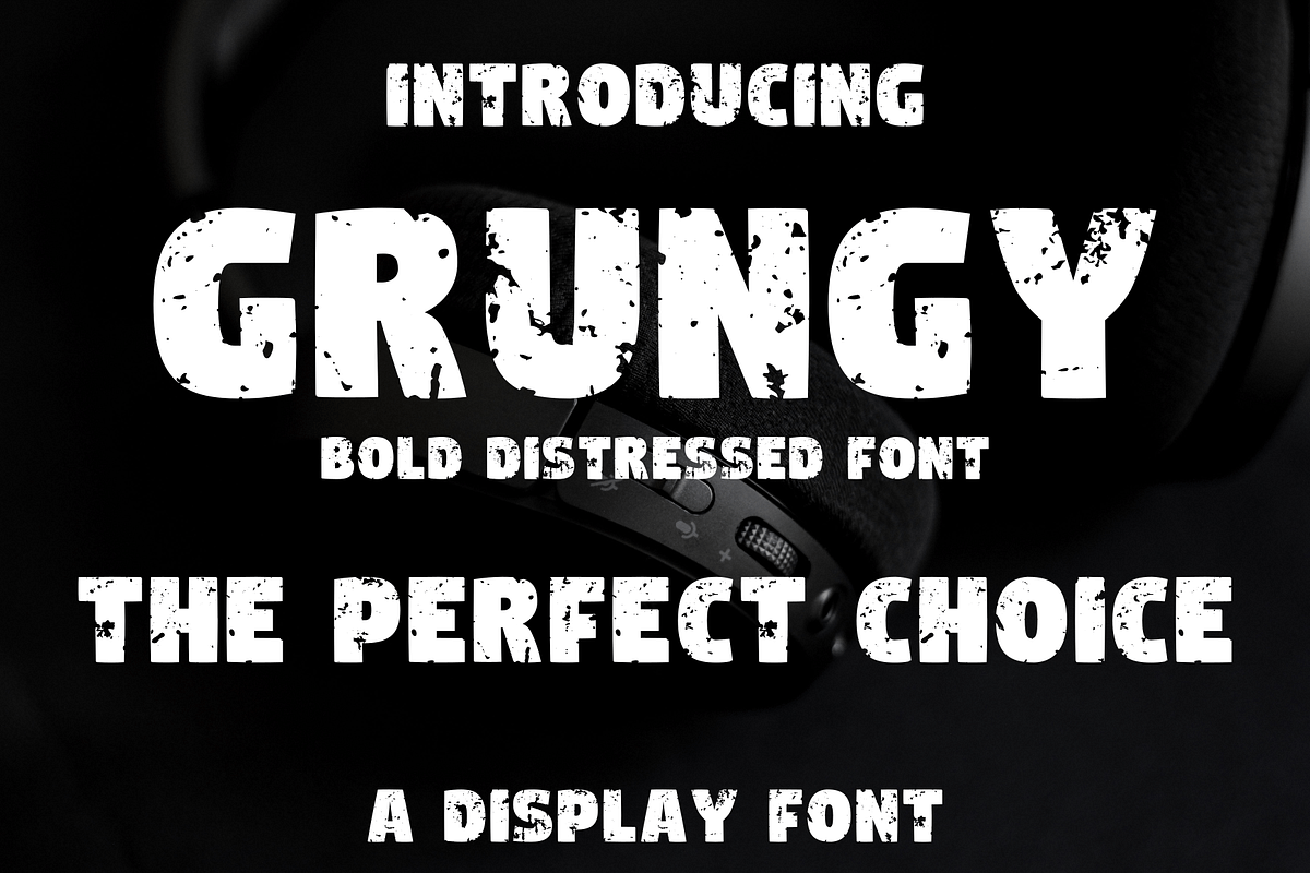 Grungy Font - Sparksasha - Medium