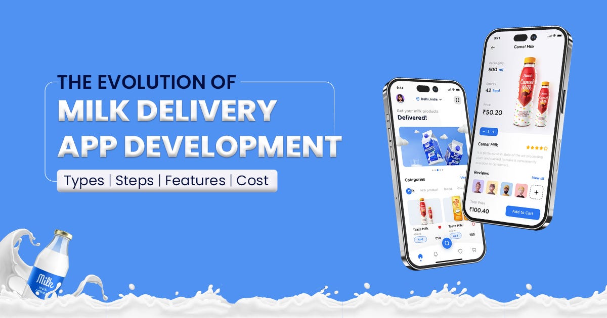 5 Compelling Reasons to Develop a Milk Delivery Application | by ...