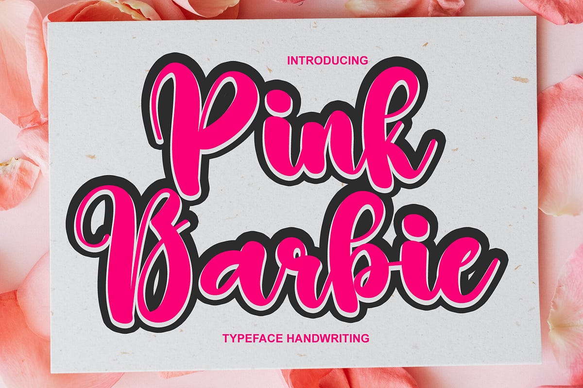 Pink Barbie Font | by Emmaenigma | May, 2024 | Medium