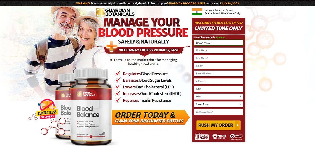 Guardian Blood Balance Reviews Does It Work? Ingredients, Benefits ...