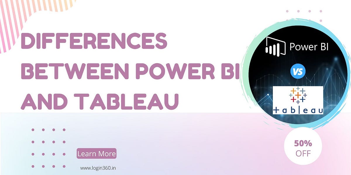 Differences between Power BI and Tableau | by Arun Prasath | Medium