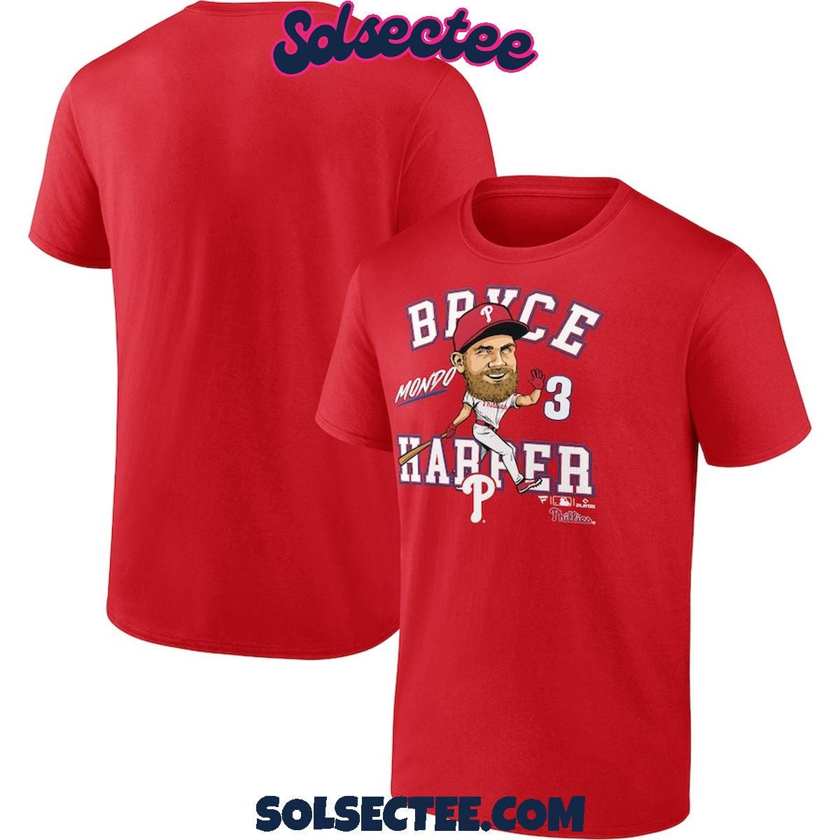 Philadelphia Phillies Bryce Harper Hometown Caricature T-Shirt | by ...