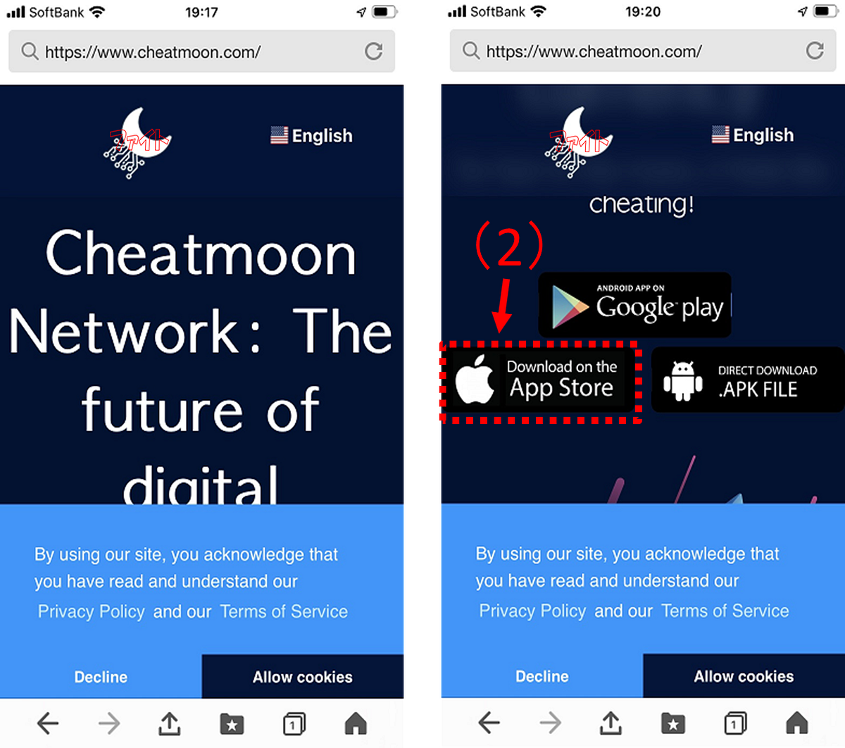 How to set up the Cheatmoon Network. Mining cryptocurrency CTM on mobile. | by labulin88 | Medium