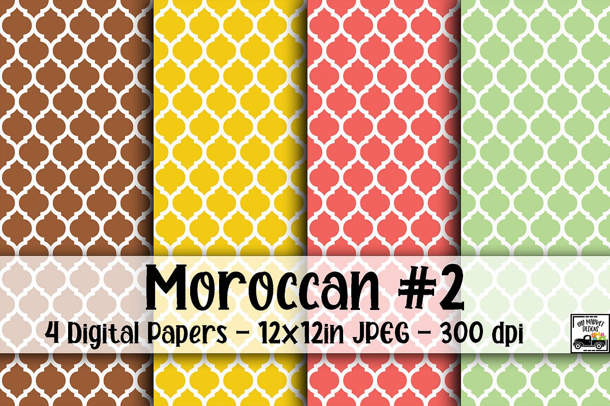 Moroccan Digital Paper #2 Free - Celestialchime - Medium
