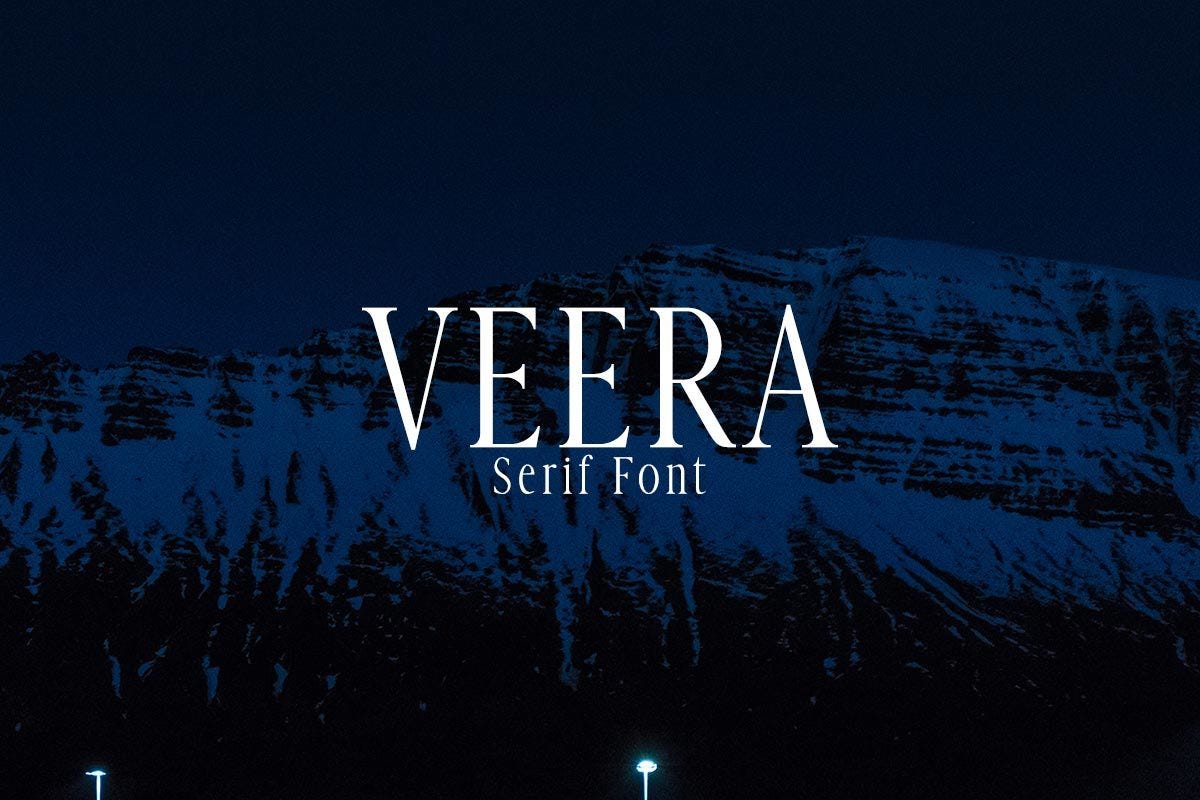 Free Veera Serif Font. Free Veera Serif Font is a free sample… | by ...