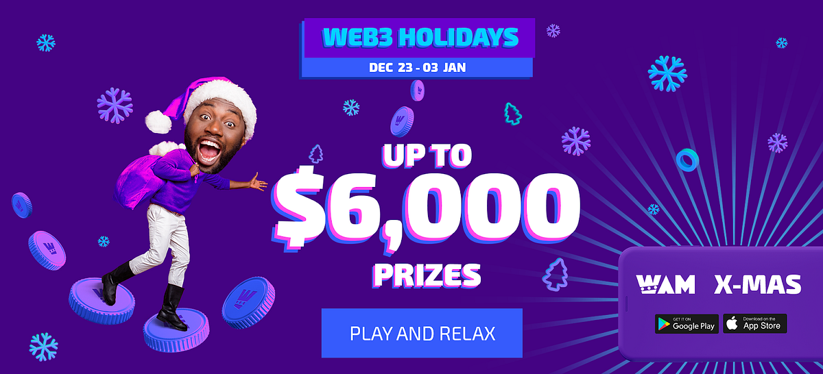 WEB3 CHRISTMAS WITH FRIENDS. WAM is celebrating the Christmas… | by Asya | WAM.app | Official ...