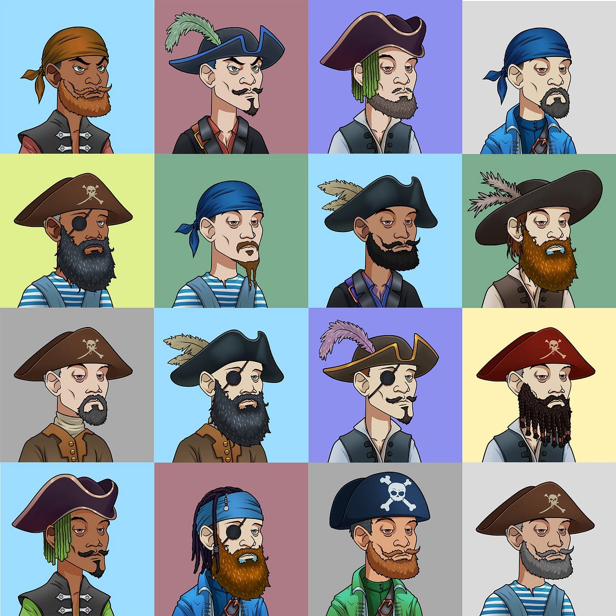 Aptos Pirates NFT Collection: Original Series | by Aleksandra ...