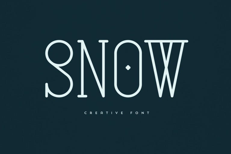 Snow Font Download Free - Kizumakato - Medium