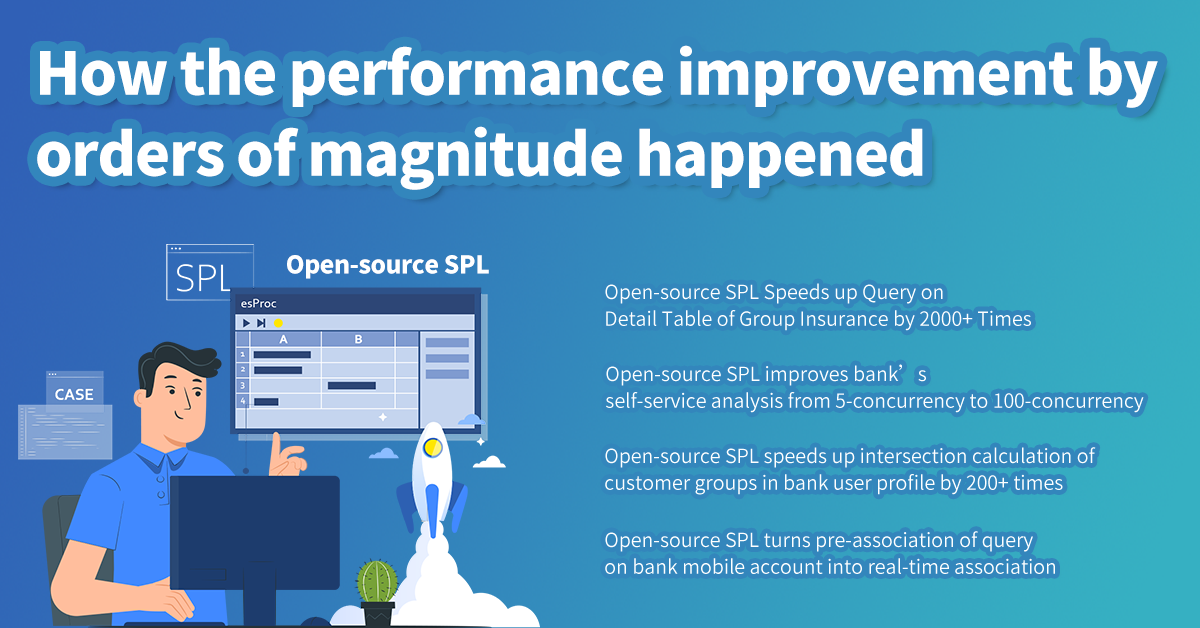 How the performance improvement by orders of magnitude happened | by esProc SPL | Medium