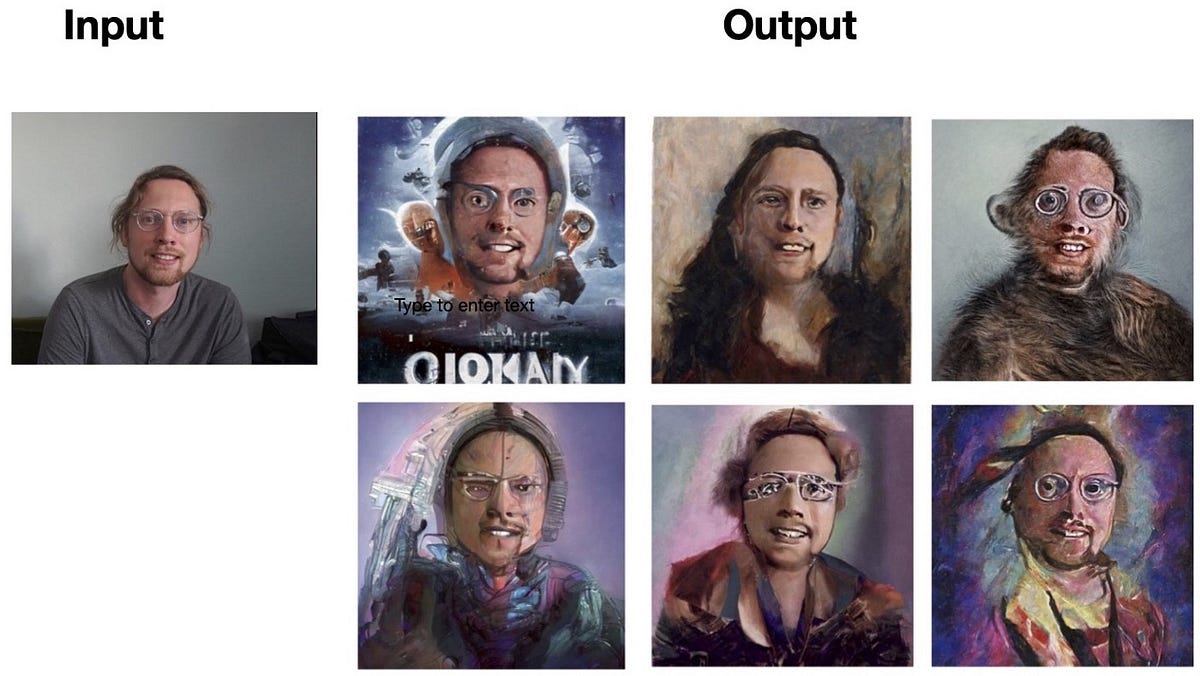 Create fantastical selfies with CLIP guided diffusion based in-painting ...