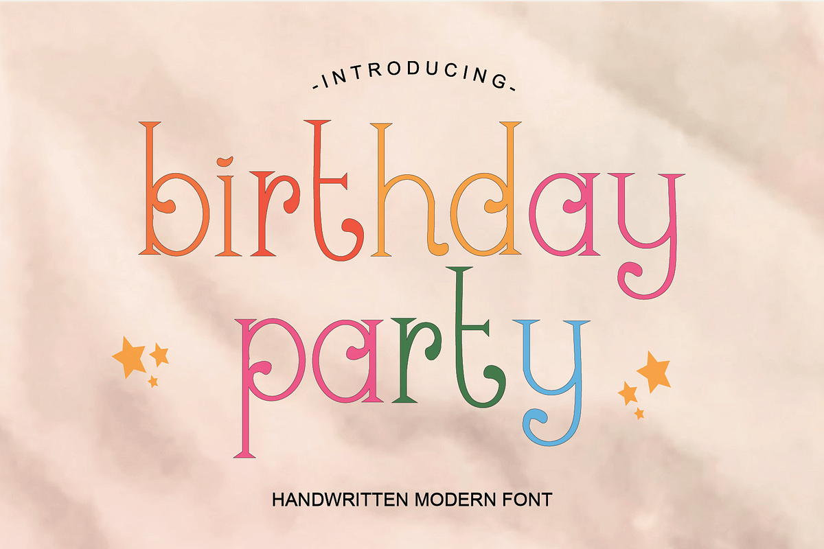 Birthday Party Font Free | by Pixelphaedra | Jul, 2024 | Medium