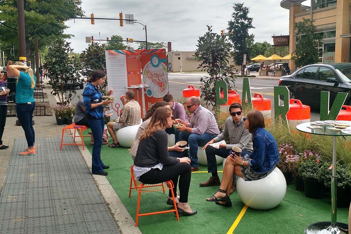 The growth of the pop-up park. A team of researchers in Australia are ...