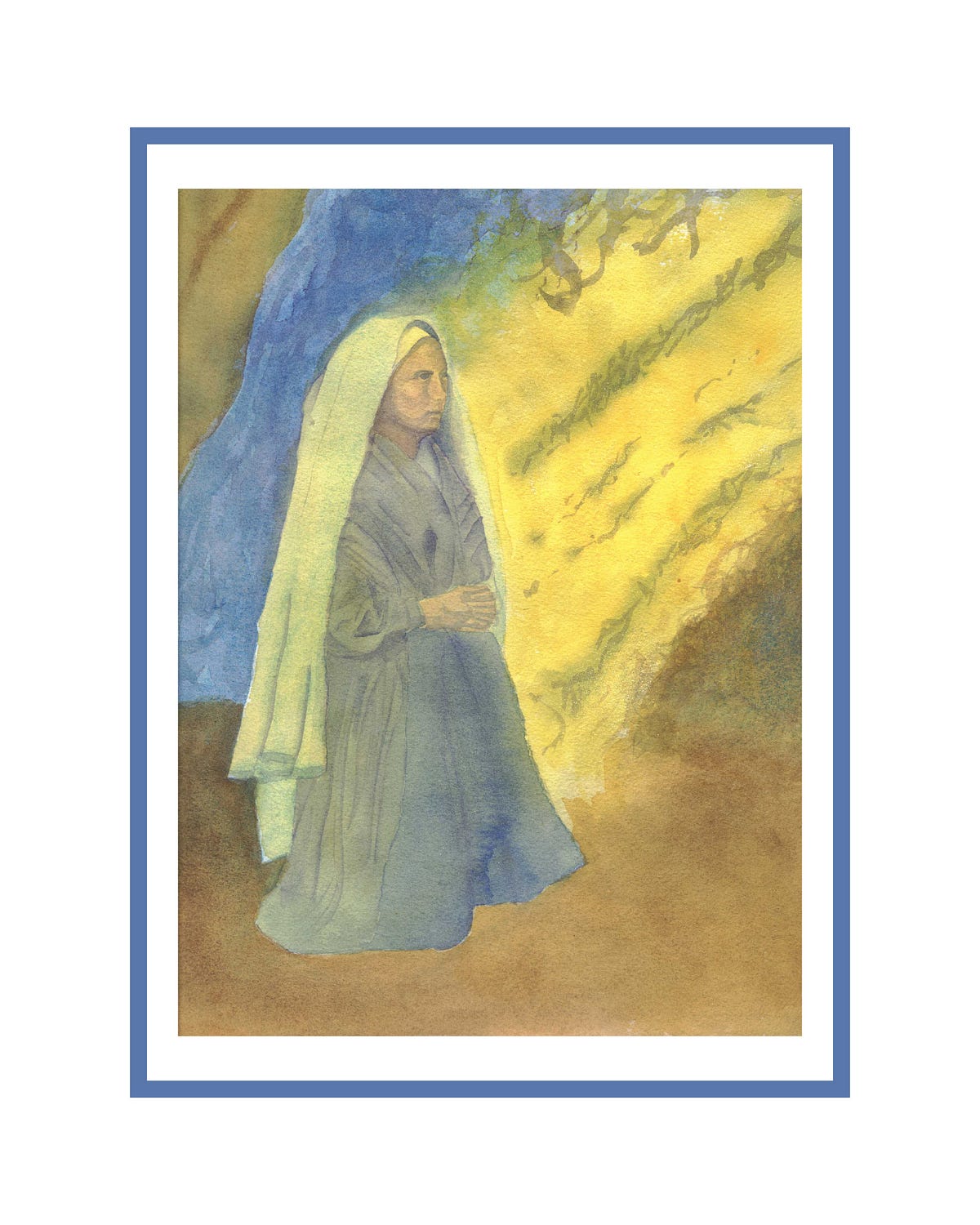 The Vision of Bernadette print | by rod hillen | Medium