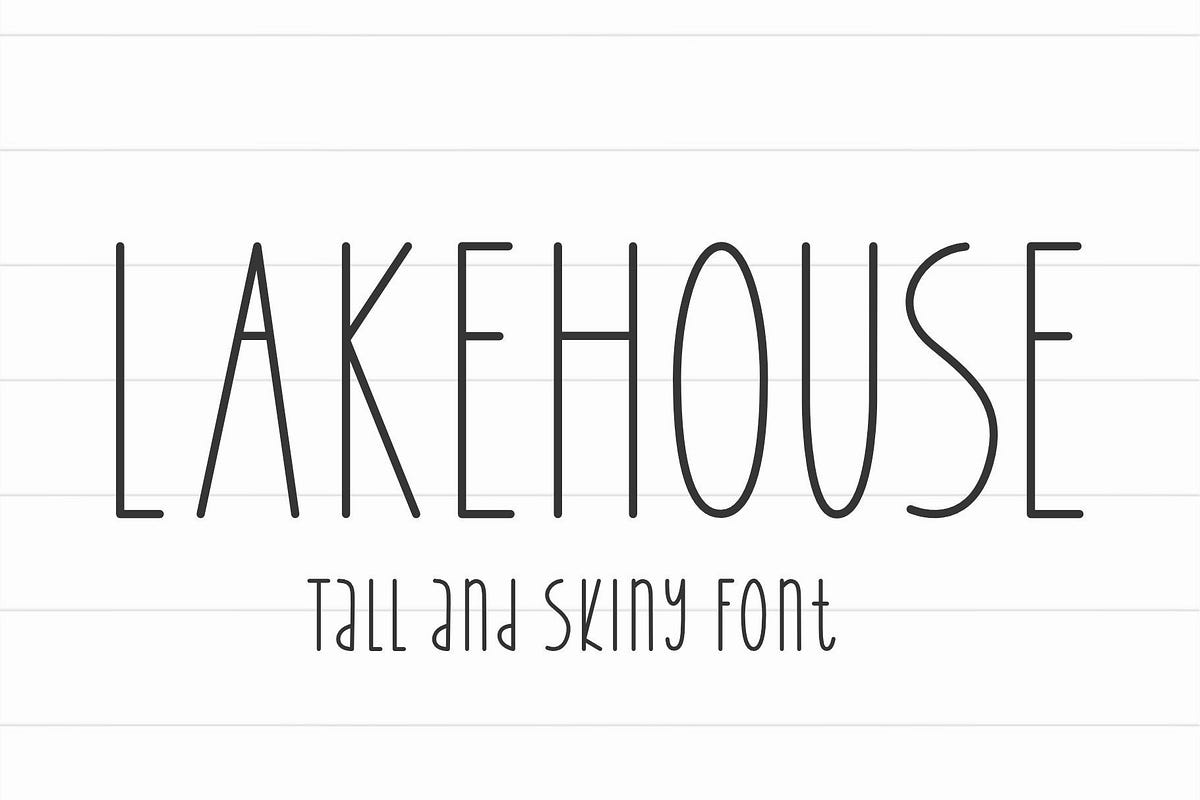 Lakehouse Font - Datadreamer - Medium