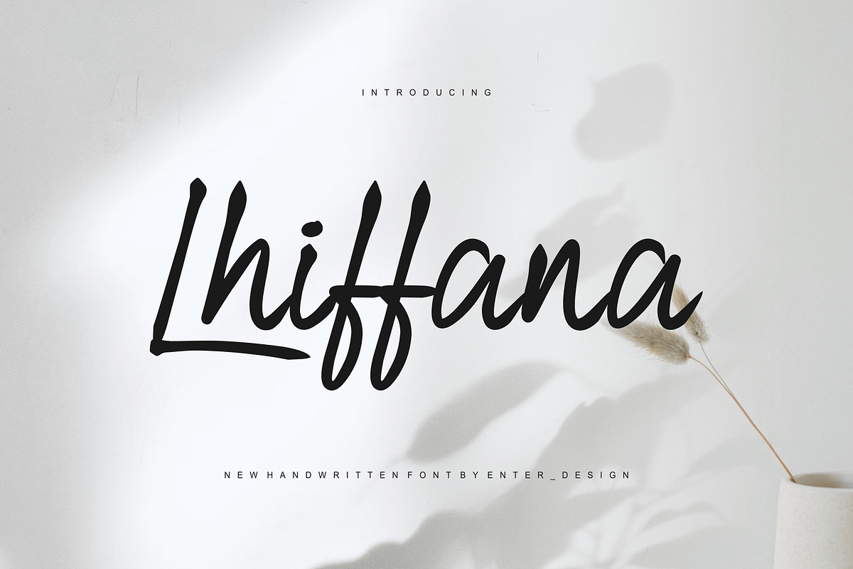 Lhiffana Font - Solarasculpt - Medium