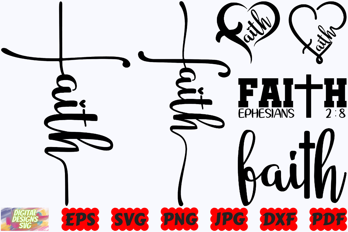 Faith SVG | Religious SVG |Christian SVG Free | by Caspianfrost | Aug ...