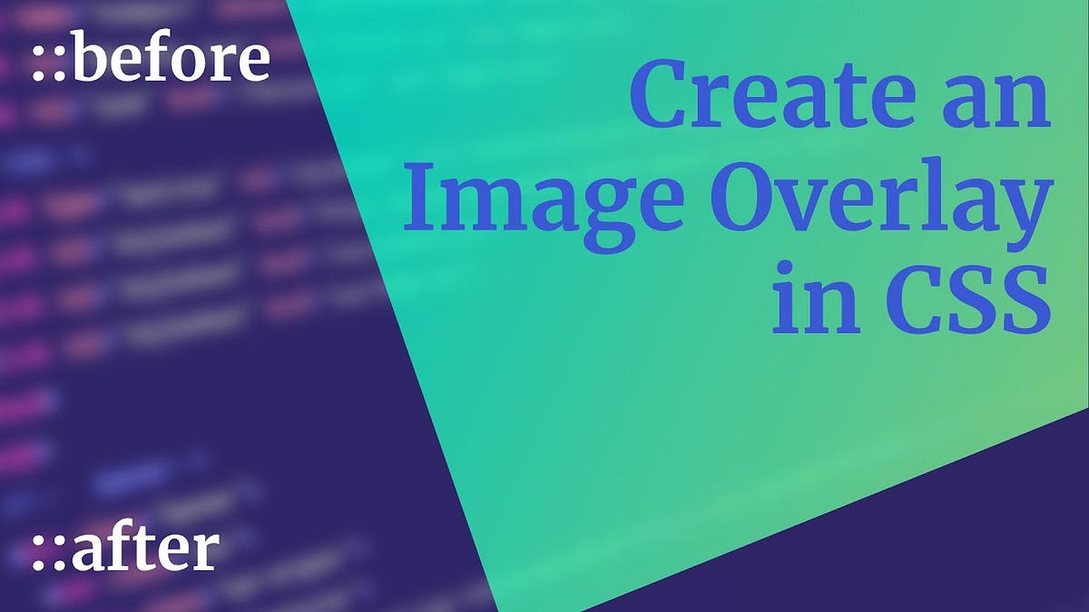 Overlay Magic: Background Image Overlay with CSS | by CSS Monster | Medium