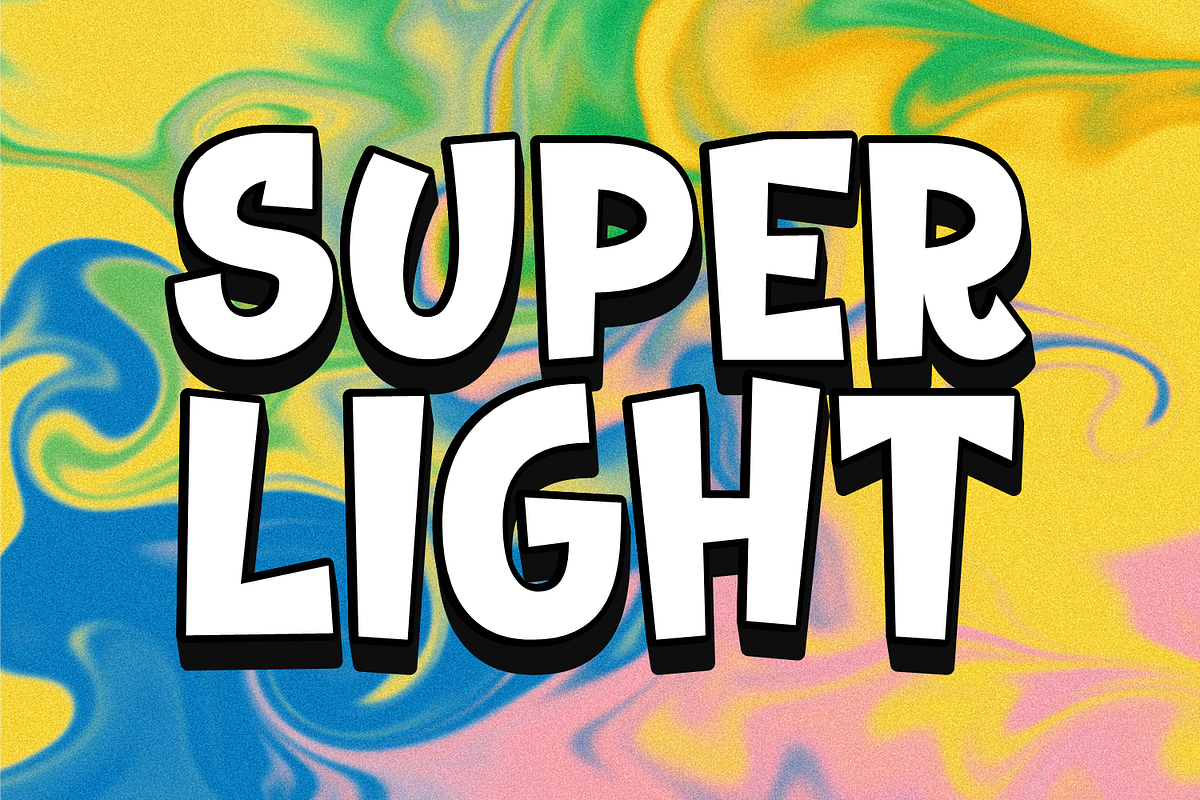 Super Light Font - Fontcrafter - Medium