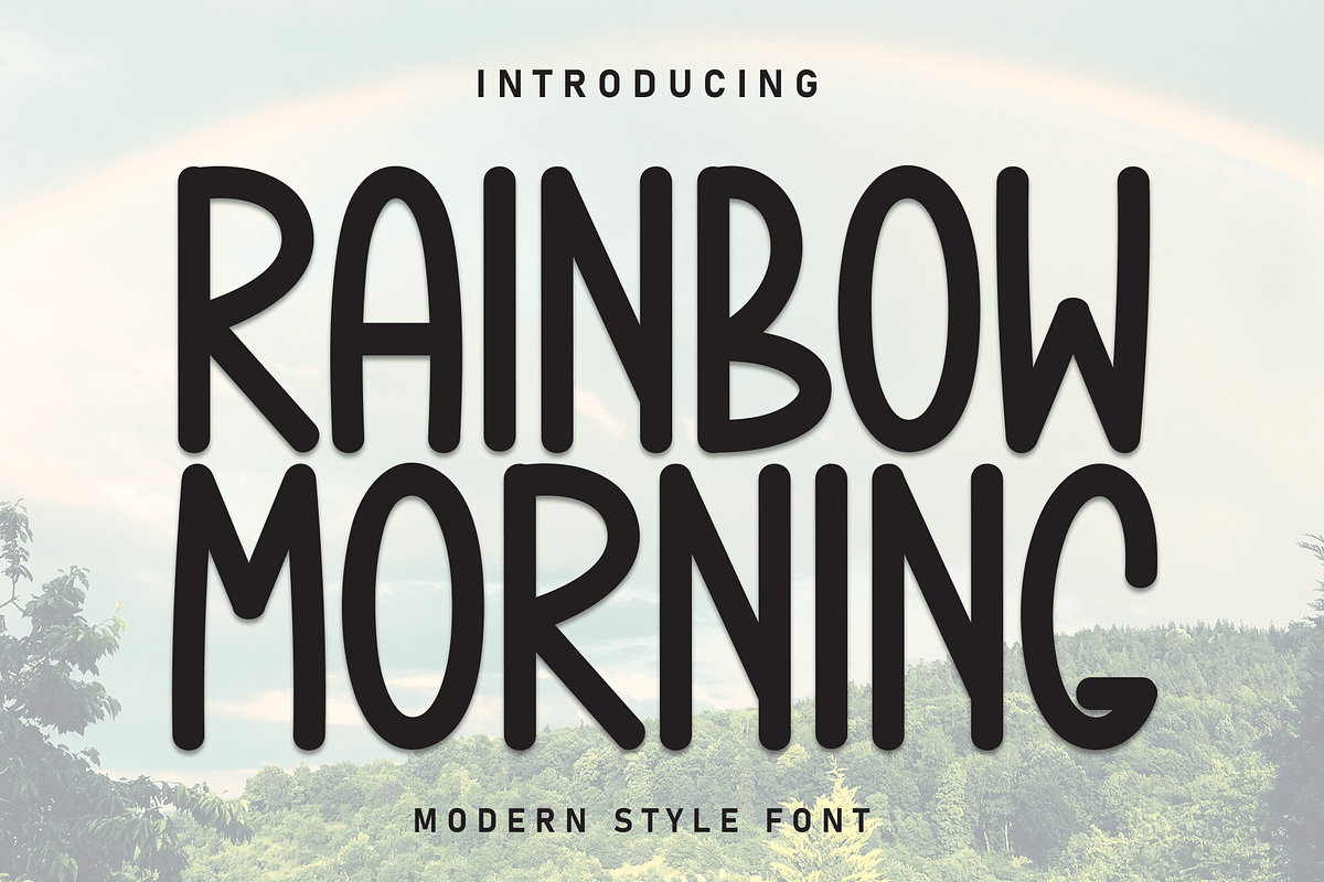 Rainbow Morning Font - Nebulacraft - Medium