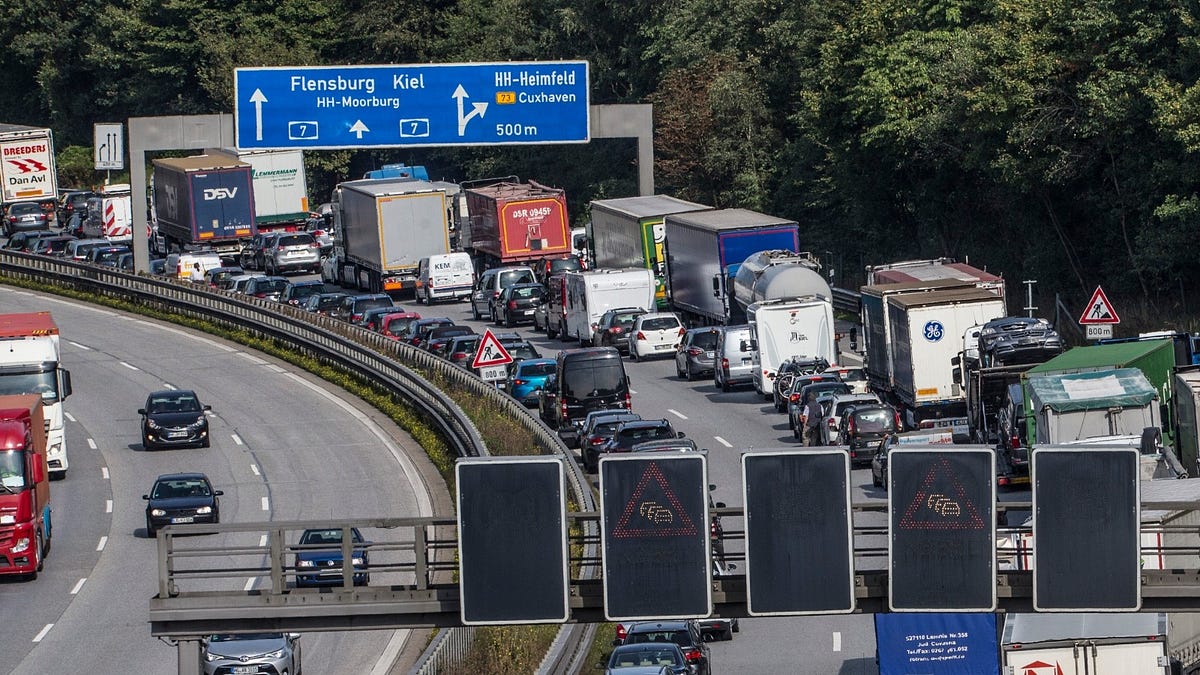 Stilvolle Vollsperrung B 247 Heute Fotos