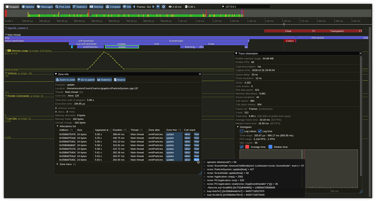 nCine Dev Update 6. Updates from October to December 2018 | by Angelo ...