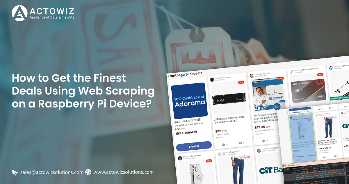 How to Get the Finest Deals Using Web Scraping on a Raspberry Pi Device? | by actosoluions | Medium