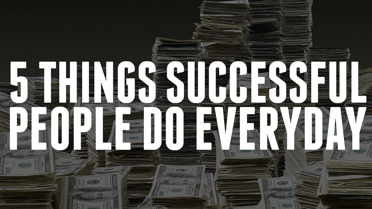 You Still Have 6 Months Left in 2023, Do These 5 Things Daily to become successful | by Aashmit ...