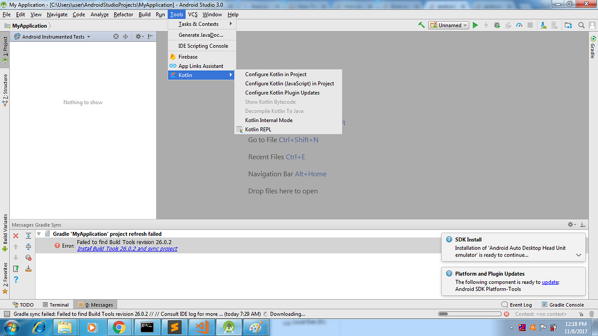 Why AVD Manager options are not showing in Android Studio | by Ted ...