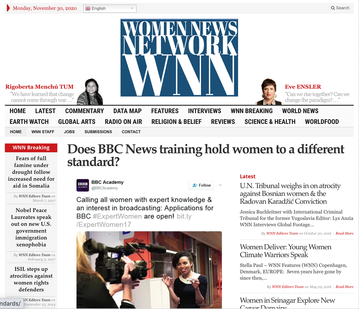 100 days: Innovating to Restore Unbiased Reporting on Gender Equality ...