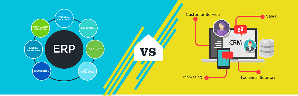 What is the difference between ERP and CRM? | by Aryvart CRM | Medium