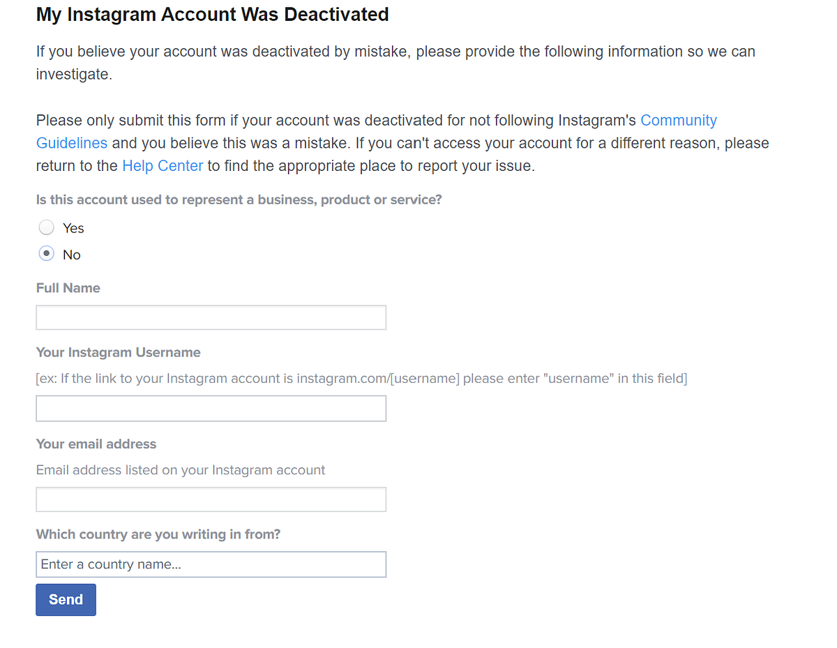 My Instagram account got disabled, here’s how to get it back | by Your ...