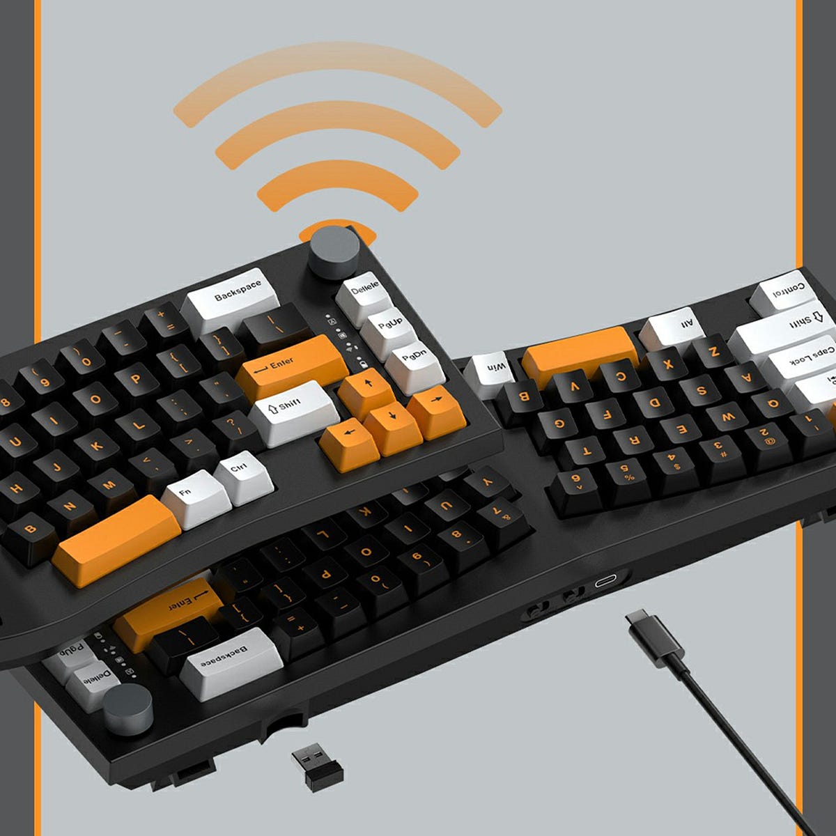 Review FEKER Alice 80 USB Wired Mechanical Keyboard Support Hot Swap ...