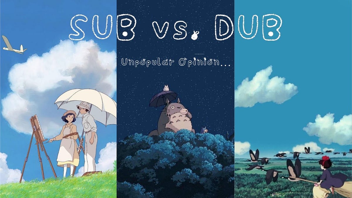 The Great Anime Debate — Subbed vs Dubbed | by AnimeTipz | Oct, 2024 ...