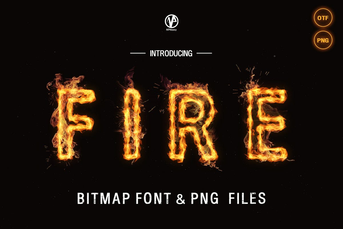 Fire Font - Colormeister - Medium