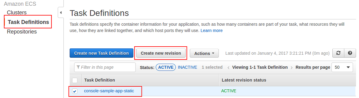 AWS | Amazon ECS — Deploy Updated Task Definition/Docker Images | by ...