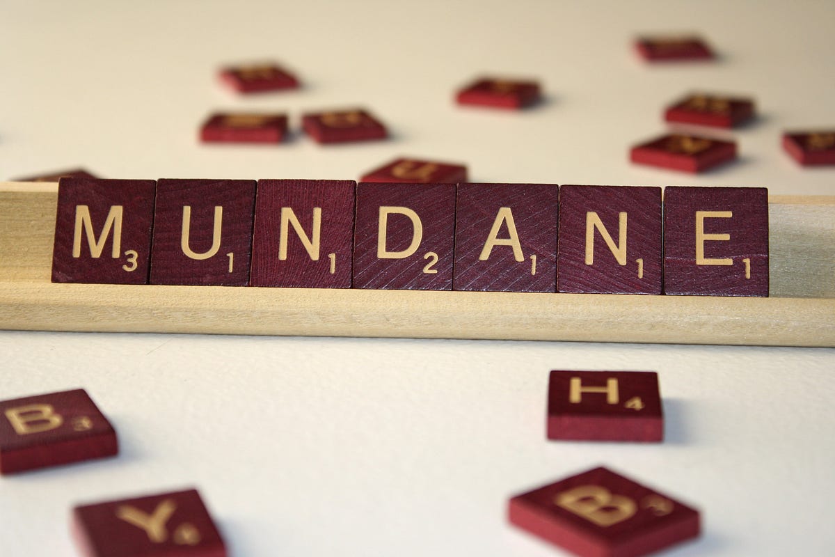 Celebrating the Mundane. Even the littlest moments matter. | by Phil ...