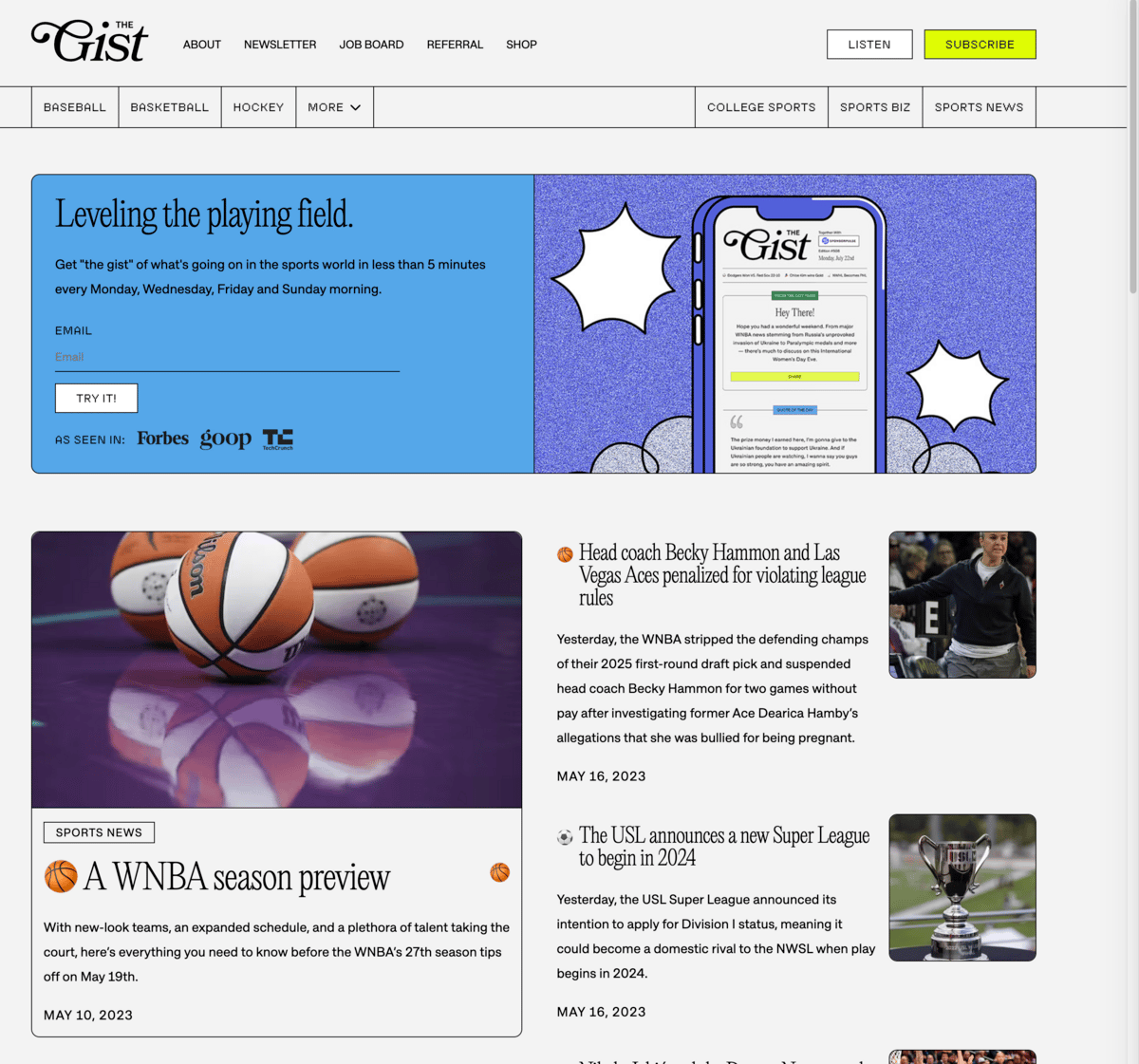 Let’s deep dive into The GIST, a newsletter with over 650,000 subscribers. | by The Newsletter ...