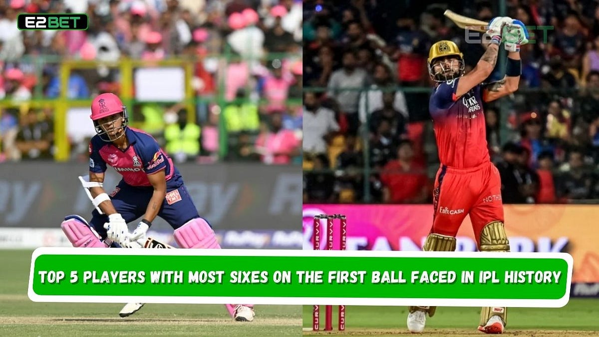 Top 5 Players with Most Sixes on the First Ball Faced in IPL History ...