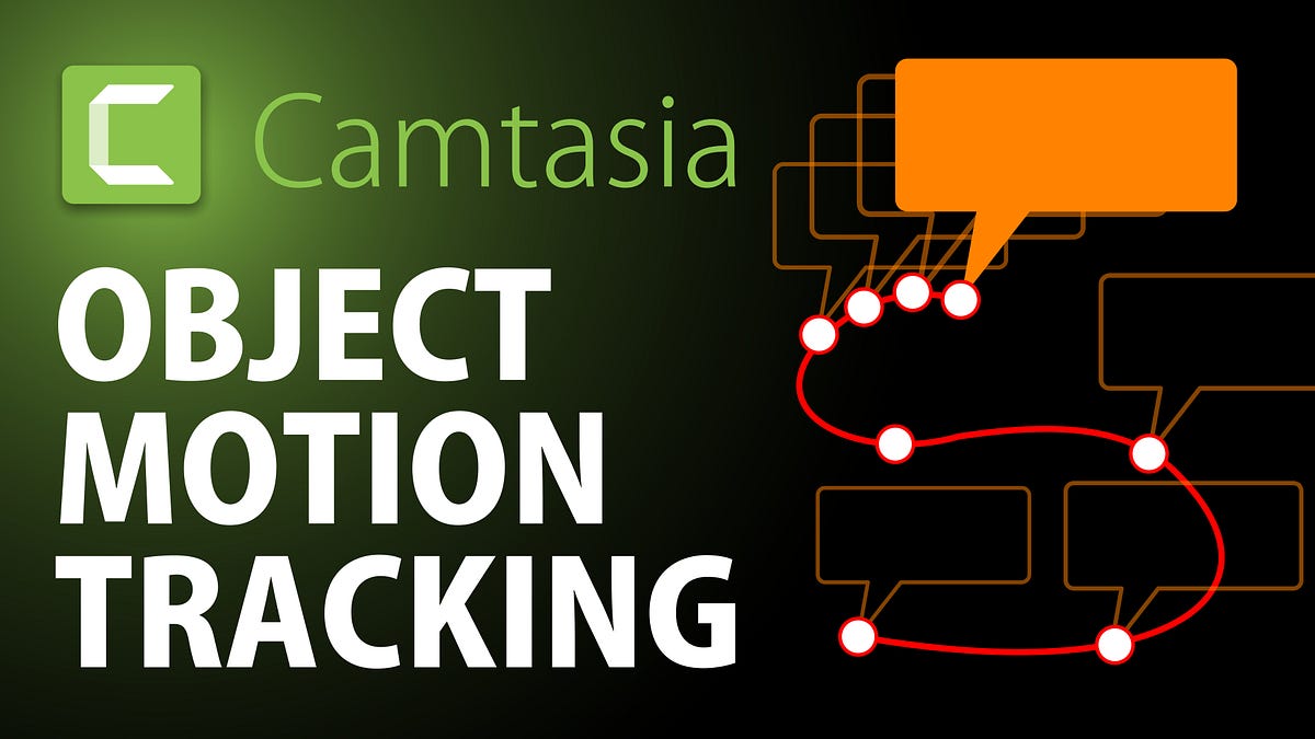 How to perform object motion tracking in Camtasia 2021 | Motion ...