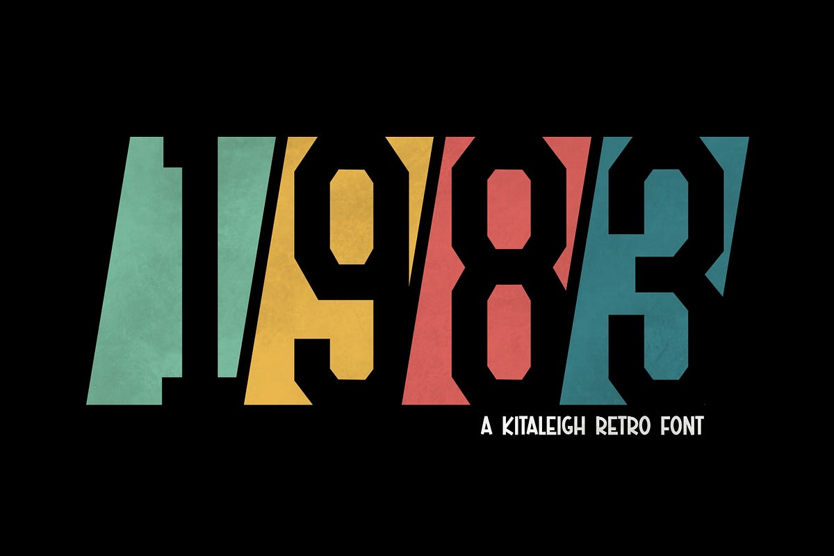 1983 Font - ColorVista - Medium