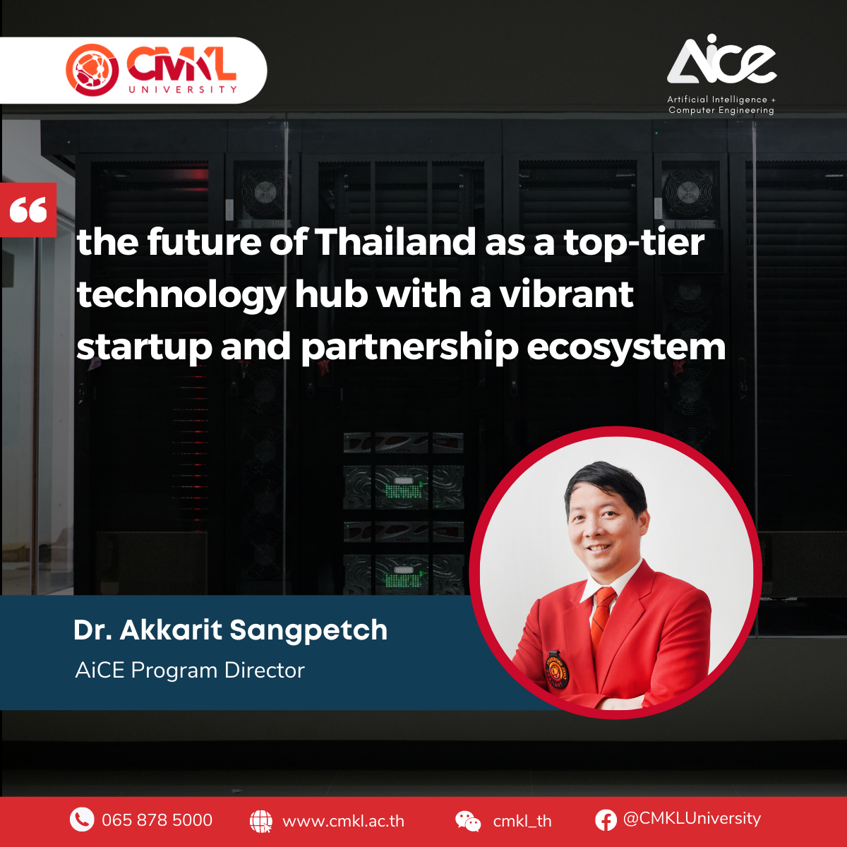 Dr. Akkarit Sangpetch, Program Director, On APEX As The Next Generation Of HPC And AI ...