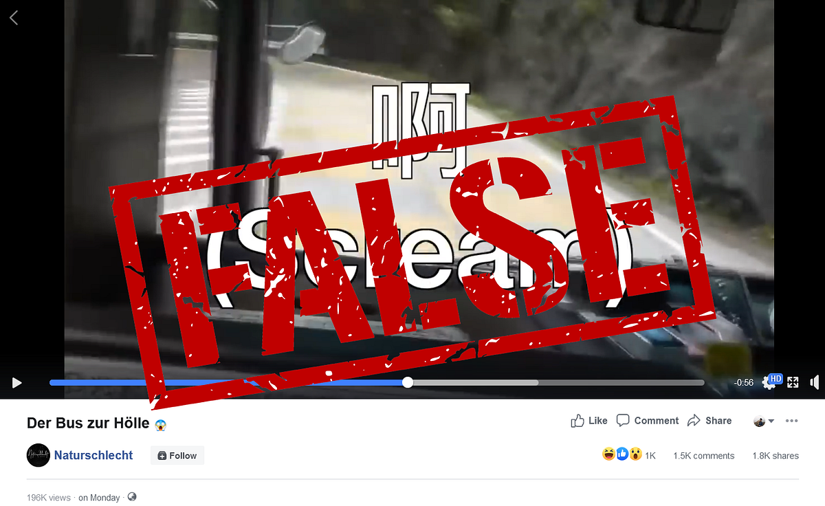 False: Video depicting bus passengers screaming in terror is ...