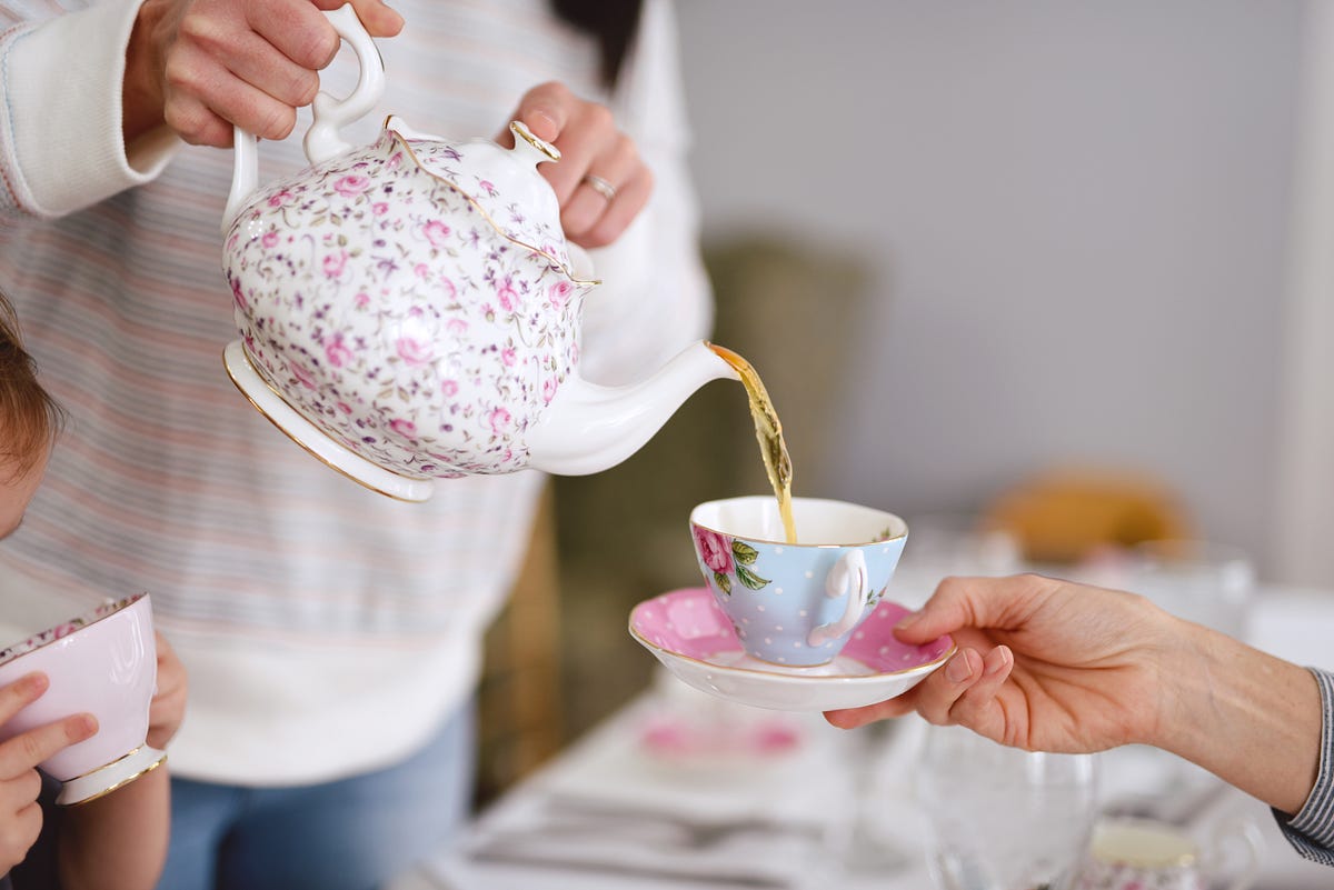 Tea Party for Two. Parents discuss their daughters, from… | by H.C ...