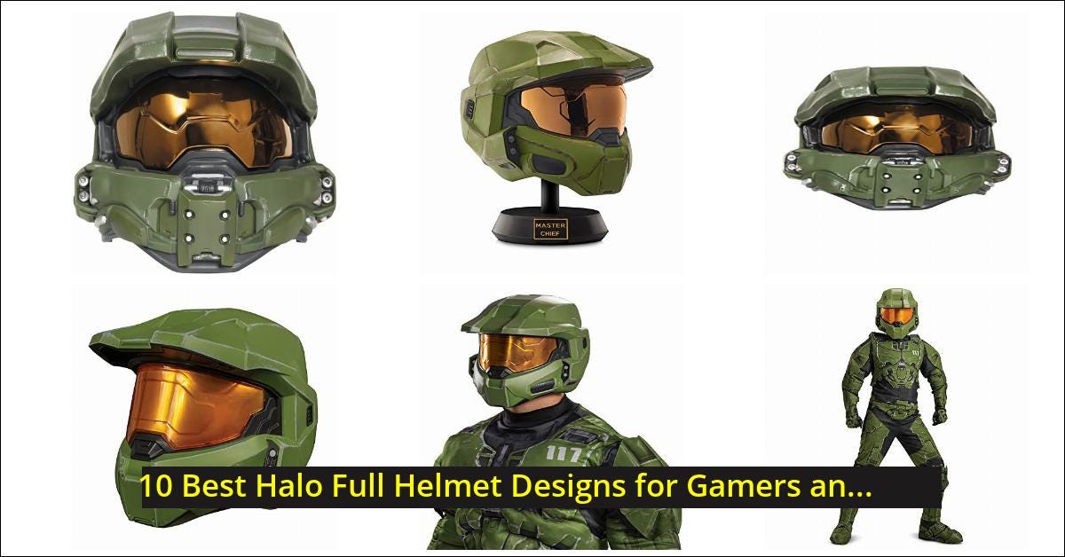 10 Best Halo Full Helmet Designs for Gamers and Collectors | by Smart ...